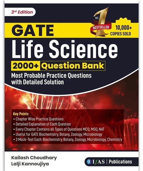 Gate Life Science Practice Questions Book At ₹ 599piece Science