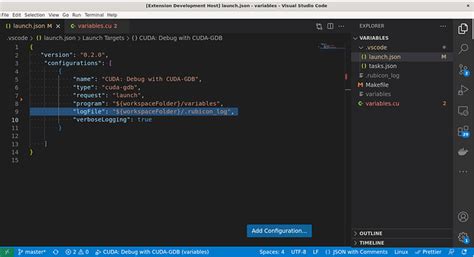 Legacy Cuda Gdb With Nsight Vscode Nsight Visual Studio Code Edition