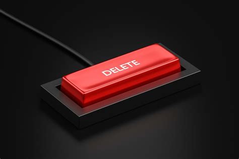 Premium Photo Delete Key On Black Keyboard Of Laptop Computer