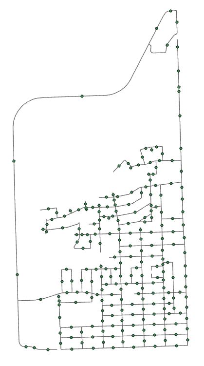 Calculating The Shortest Route To Travel All Roads In A Network Community