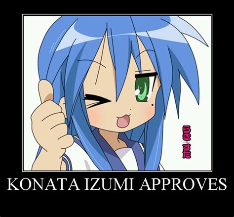 Konata Izumi Approves By Bakura108 On Deviantart