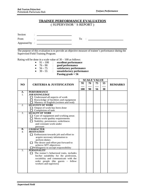 Traineeperformanceevaluationform Pdf Performance Appraisal Evaluation Traineeperformanceevaluationform Pdf Performance Appraisal Evaluation