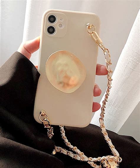 골드 톡 체인 목걸이 스트랩 실리콘 범퍼 슬림 갤럭시 S24 S23 S22 S21 S20 울트라 플러스 노트20 A34 아이폰15 아이폰14 아이폰13 아이폰12 프로 맥스