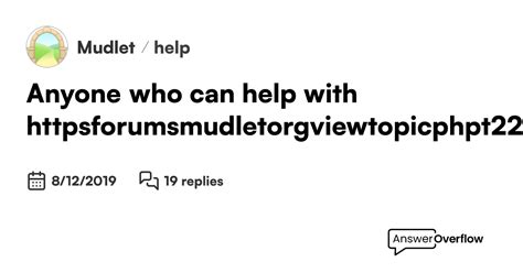 Anyone Who Can Help With Viewtopic Phpt 22793andp 45298 P45298 Mudlet