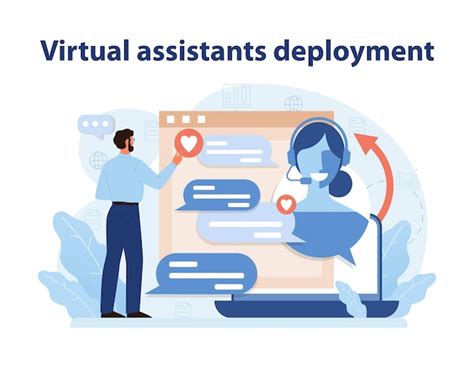 Premium Vector Virtual Assistant Deployment Efficient Integration Of Virtual Support Services Premium Vector Virtual Assistant Deployment Efficient Integration Of Virtual Support Services