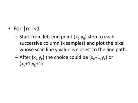 Output Primitives In Computer Graphics Pptx