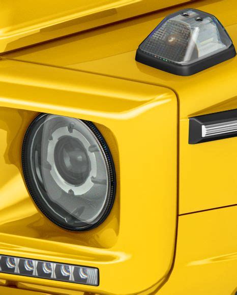 Mercedes Benz G Class Mockup Left Side View