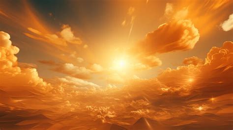 Premium Ai Image Sun Background Texture