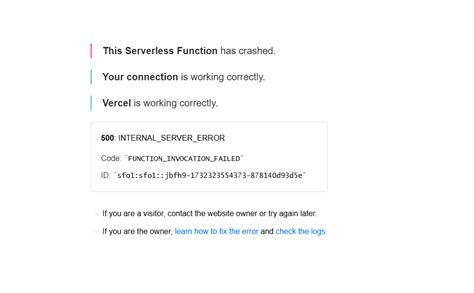 Vercel Dev Locally Not Serving Functions Help Vercel Community