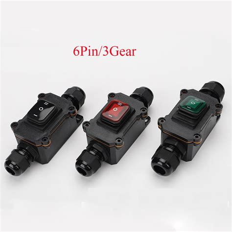 Outdoor Inline Cord Switch 16a 250v 20a 125v Ac Waterproof Inline