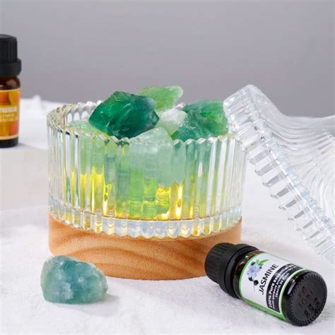 Crystal Stones Diffuser Aromatherapy Light
