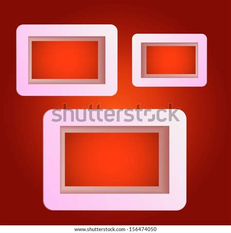 display text box design rounded corners stock illustration 156474050