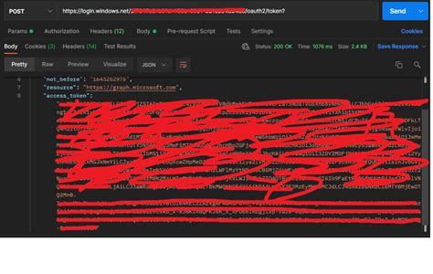 Not Able To Get Access Token While Mentioning Grant Type To