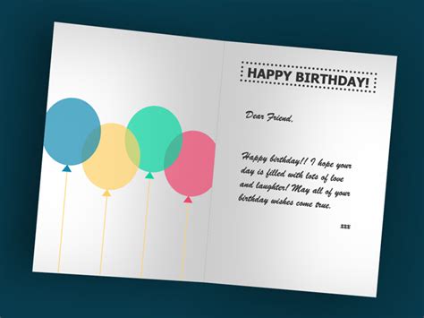 CSS Folded Birthday Card Lena Design