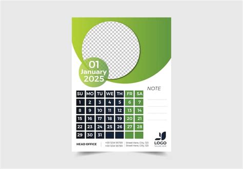 달력 디자인 프리미엄 벡터