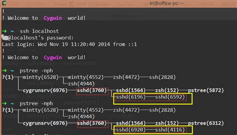 Is There 3 Processes When Start The Sshd Service In Cygwin Stack Overflow