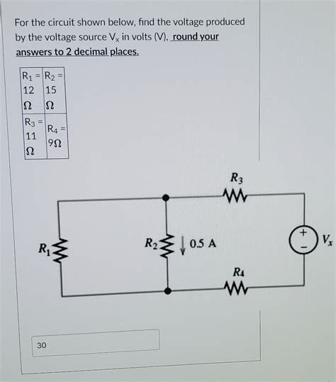 Solved For The Circuit Shown Below Find The Voltage Chegg