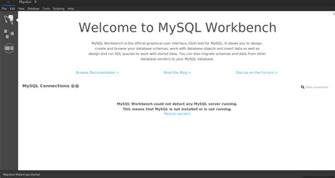 MySQL WORKBENCH no me reconoce el localhost Español Manjaro Linux Forum