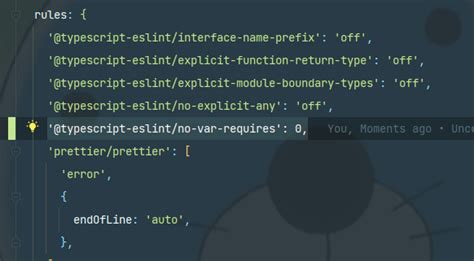 [typescript] no var requires 란
