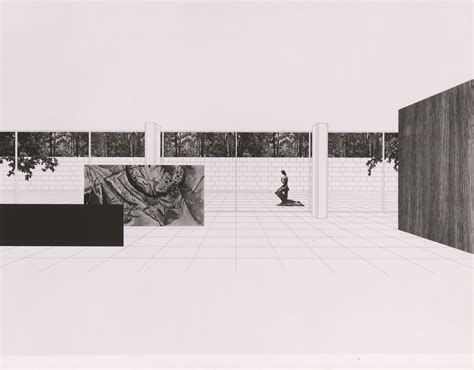 Architecture collage, Architecture graphics, Mies van der rohe collage