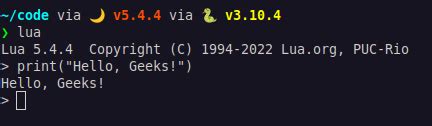 How To Install And Setup Lua In Linux GeeksforGeeks
