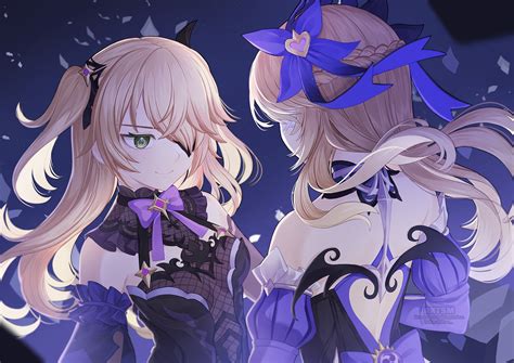 Fischl And Fischl Genshin Impact Drawn By Rktsm Danbooru