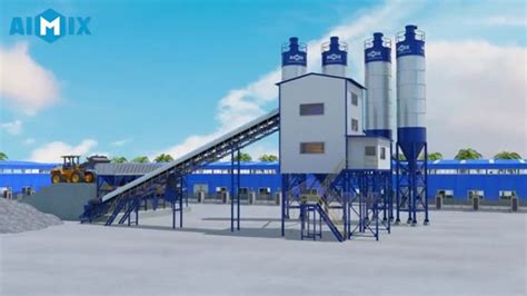 Small Concrete Batching Plant Installation Classification Hot Model