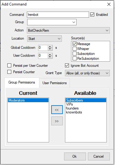Follow Bot Protection Approved Streamerbot Extensions