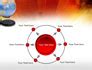 Globe On The Dark Red Presentation Template For PowerPoint Google Slides And Keynote PPT Star