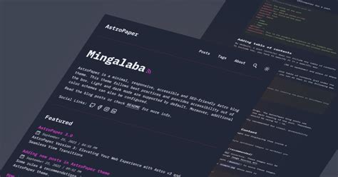 Predefined Color Schemes Astropaper