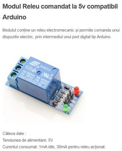 Releu Cu Revenire Pentru Arduino Arduino Elforum Forumul
