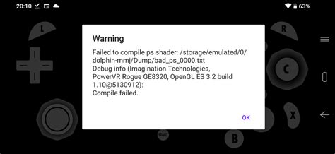 failed to compile ps shader using dolphin mmj im new to dolphin please
