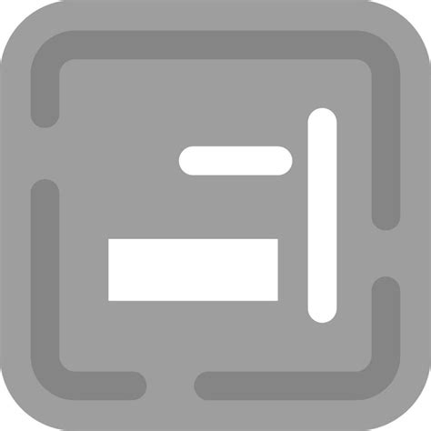 Right Alignment Grey Scale Icon 37102719 Vector Art At Vecteezy