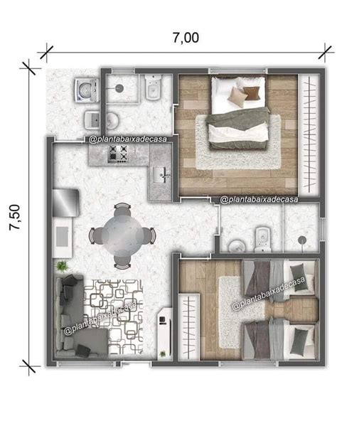 Projetos De Casa De 50 Modelos De Plantas De Casas Pequenas Artofit
