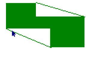 Graphics Filling A Polygon In C With Point In Polygon Algorithm Stack Overflow