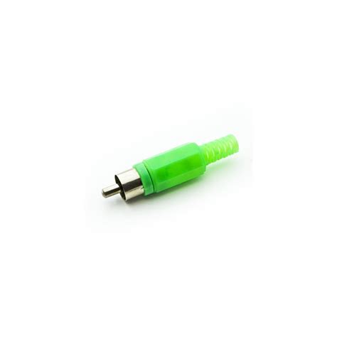 Rca Plug Plastic Green