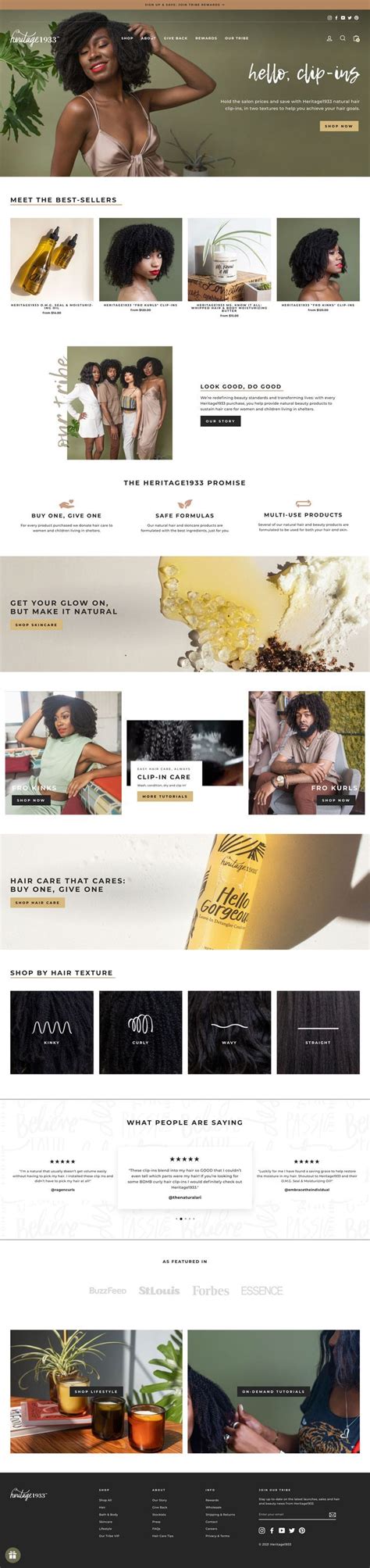 Elevated And Intuitive Shopify Website Design For Heritage1933