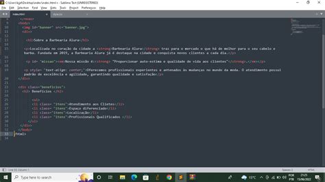 a parte benefícios não esta carregando no projeto html5 e css3 parte