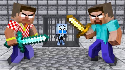 Minecraft Herobrine Contre Steve