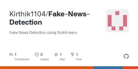 Fake News Detection Fake News Ipynb At Main Kirthik Fake News Detection GitHub
