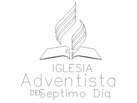 Seventh Day Adventist Church Logo In Autocad Cad 4563 Kb Bibliocad