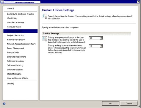 System Center Configuration Manager 2012 Software Updates Notification Behavior And Time Restart