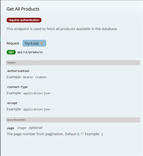 How To Document A Laravel REST API