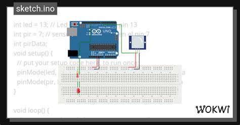 Sensor De Movimiento Wokwi Esp32 Stm32 Arduino Simulator