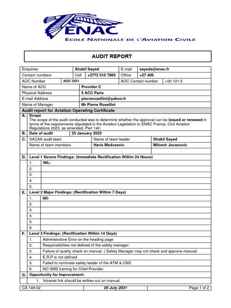 Ca 140 Sms Audit Report Pdf Audit Government
