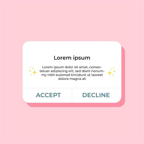 Premium Vector Notification Boxes Template Smartphone Warning Or Message Interface Vector