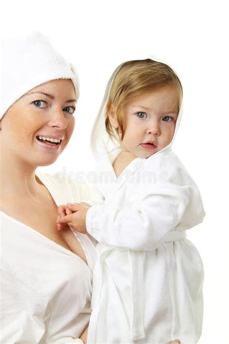 Picture Of Happy Mother With Baby Stock Photo Image Of Care Attractive