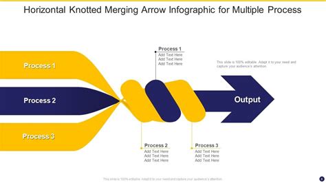 Merging Arrow Infographic Ppt Powerpoint Presentation Complete Deck