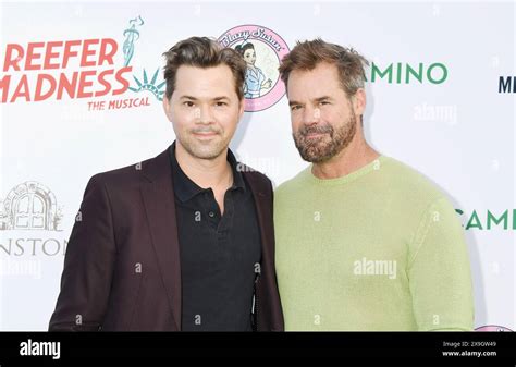 Los Angeles California May 30 L R Andrew Rannells And Tuc Watkins