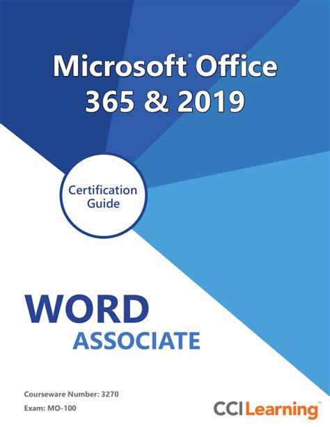 Microsoft Word Associate Certification Guide